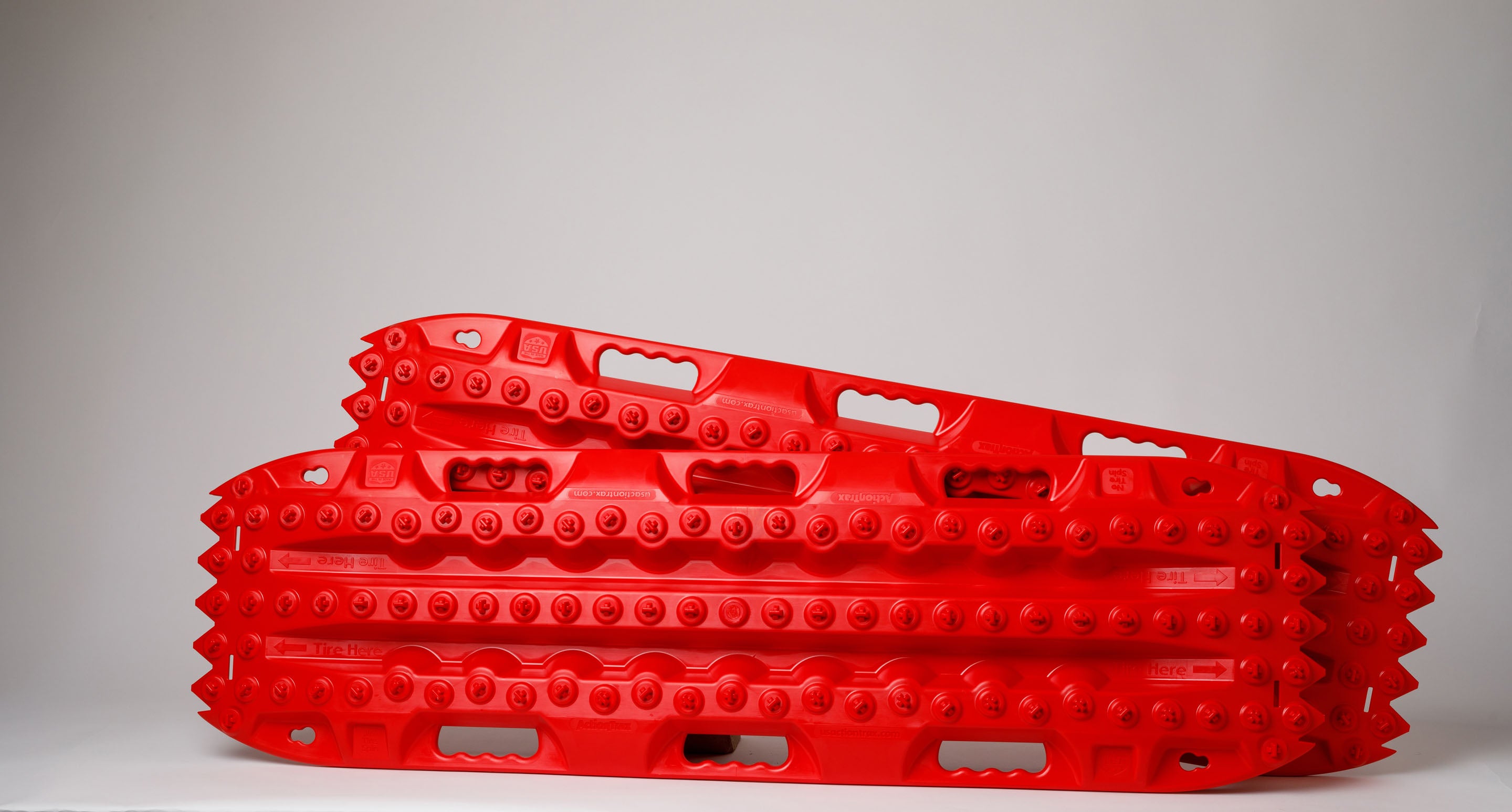 ActionTrax Recovery Boards Red | USA Made Off-Road Traction
